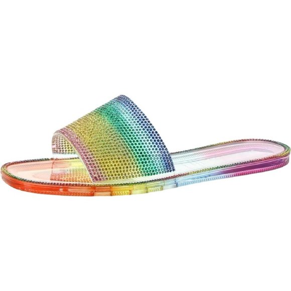 Steve Madden | Shoes | Steve Madden Jacelyn Multicolored Rhinestone ...